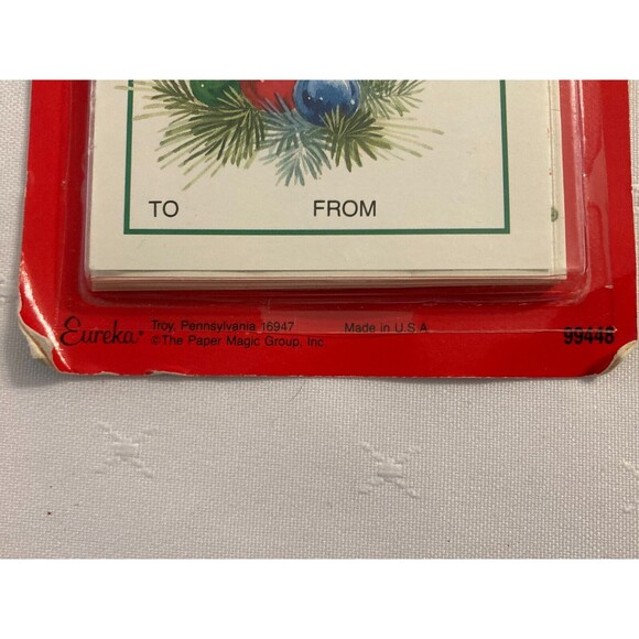 Eureka Paper Magic Group | Holiday | Vintage Eureka Christmas Gift Tags ...